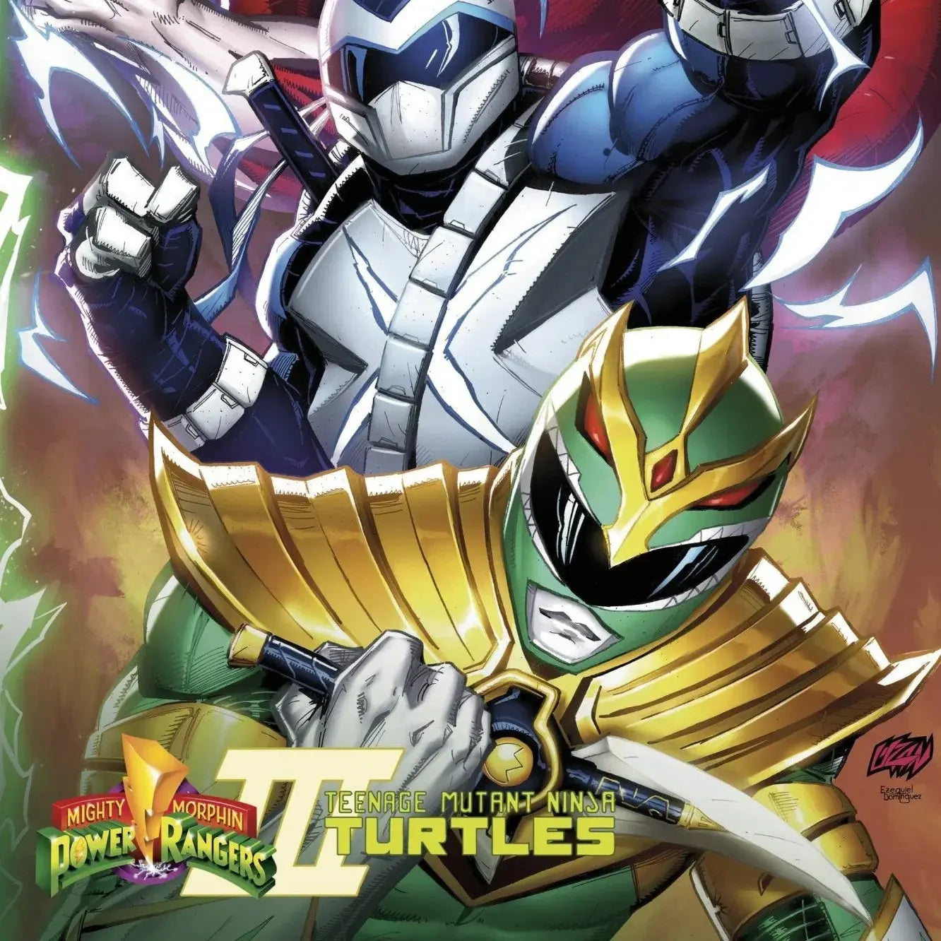 MMPR TMNT III #2 - ECC Exclusive Franck Uzan Variant Connecting Cover ...